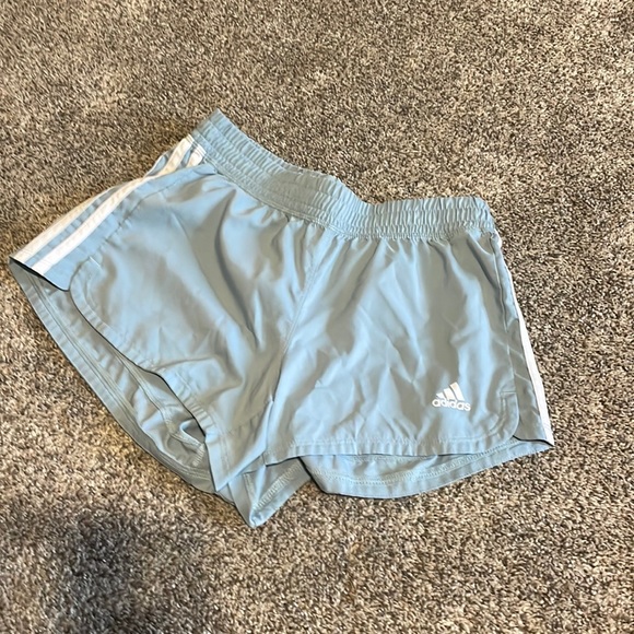 adidas | Shorts | Adidas Light Blue Athletic Shorts | Poshmark